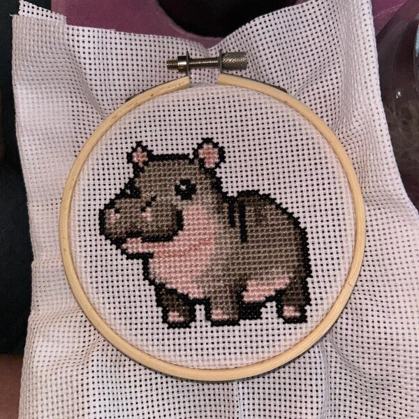 Tiny Dachshund Cross Stitch Pattern Cute Doxie Cross Stitch 2 Cross ...