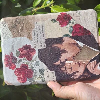 Green Black Cat Cute Kindle Case Custom for Paperwhite 1/2/3/4, Kindle ...