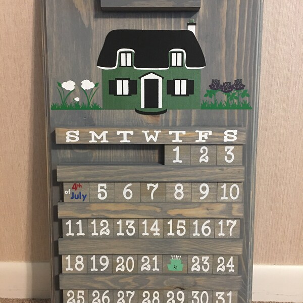 Personalized Calendar Tiles - Etsy