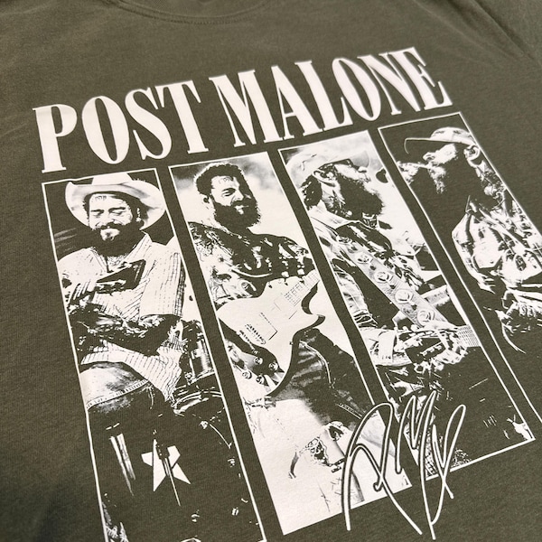 Comfort Colors Vintage Post Malone Shirt, Malone Rap Music Shirt, F1 ...