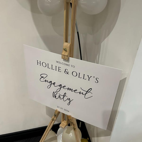 MINIMALIST Arch Wedding Welcome Sign, A1 or A2, Simple Welcome Sign ...