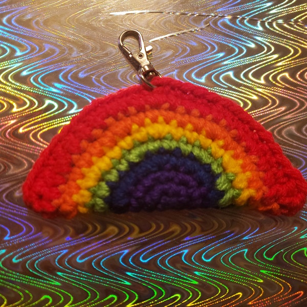 Rainbow Keychain | CROCHET PATTERN - Etsy