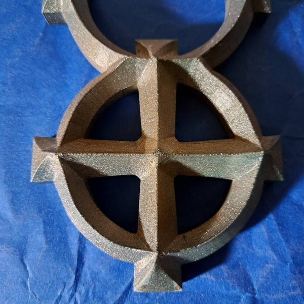 Horned One Sigil, Torq of Cernunnos, Green Man, Druid Altar Art, Wicca ...