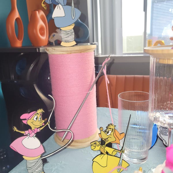 Giant Faux Spool of Thread - 9.5" Tall - Etsy