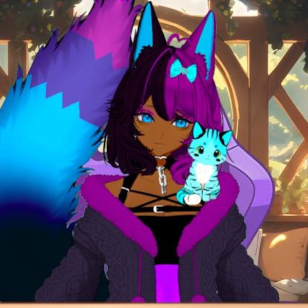 Customizable Vtuber - Anime Cats Live2d Avatar - Etsy
