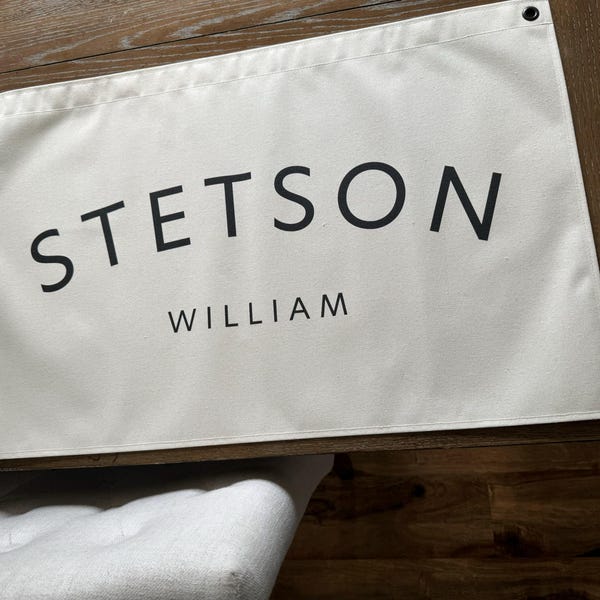 Baby Name Flag Canvas Flag Nursery Name Sign Custom Name Banner Boho ...