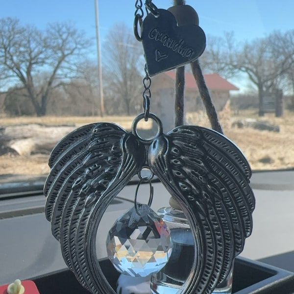 Sun Catcher Sympathy Gift, Poem Card Memorial Suncatcher, Wing Sympathy ...