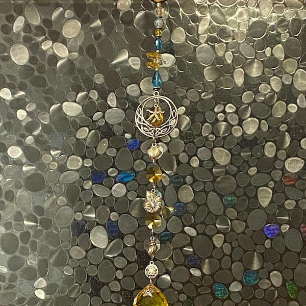 Chakra Crystal Sun Catcher, Suncatcher for Window, Yoga Studio Decor ...