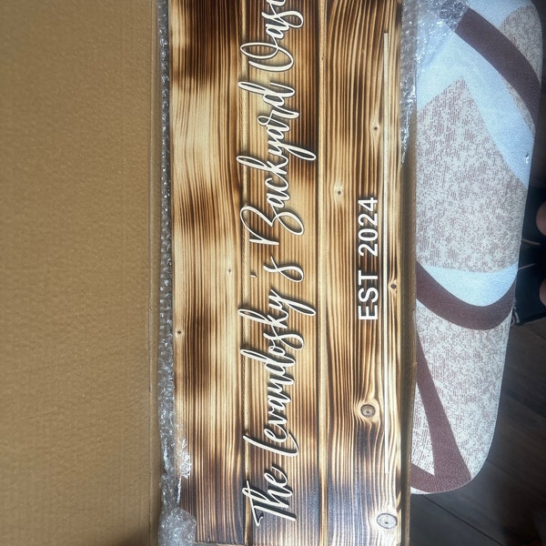 Custom Backyard Oasis Sign, Welcome to Our Backyard Sign, Custom Sign ...