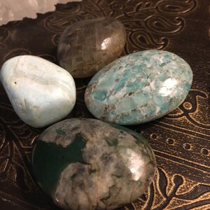 Azumar Pocket Stone Palm Stone Hand Stone Cabochon Natural Polished ...