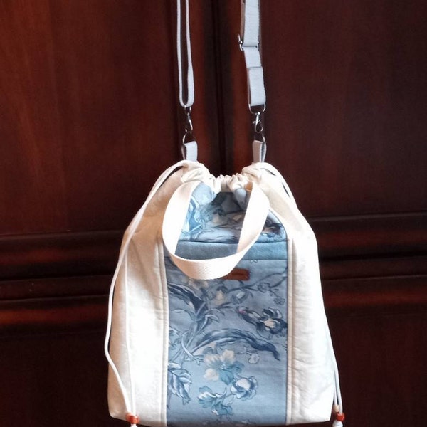 Drawstring Project Bag PATTERN, 4 Sizes, Beginner Bag Pattern, Japanese ...