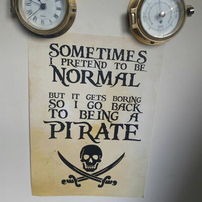 Always Be a Pirate Pirate Art Print Poster PRINTABLE 8x10 - Etsy