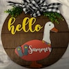 Hello Goose - Goosey - Interchangeable Holidays Seasons - Large Round ...