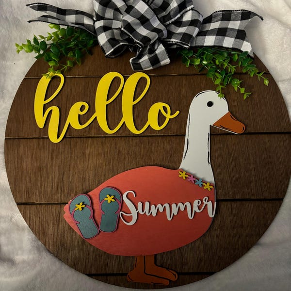 Hello Goose - Goosey - Interchangeable Holidays Seasons - Large Round ...