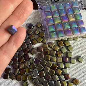 50 Small Ceramic Tiles, Square Ceramic Tiles, Small Square Tiles, Tile ...