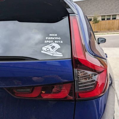 Set of 4 Family Blue Vinyl Decal, Bumper Sticker, Waterproof Vinyl ...