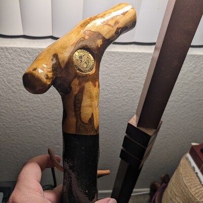 Irish Blackthorn Walking Stick 35 Inchs Long 3x2 Rootball Handle 500 ...