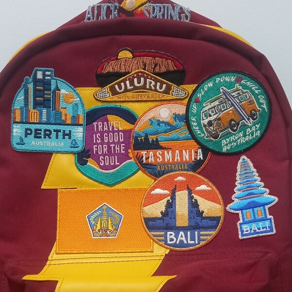 BALI FLAG PATCH Iron-on Embroidered Applique Top Quality - Etsy