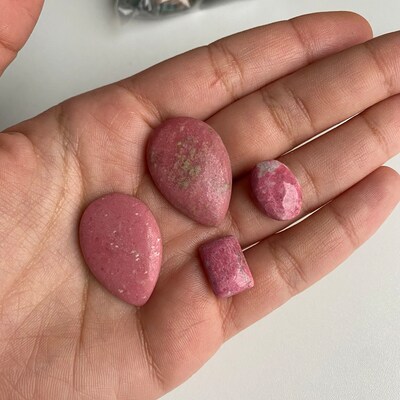 Pink Jasper, AAA Pink Jasper, Pink Jasper Stone, Pink Jasper Cab ...