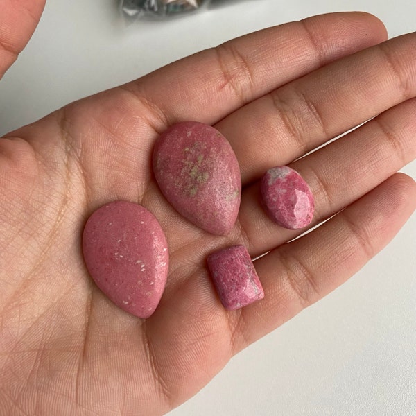 Pink Jasper, AAA Pink Jasper, Pink Jasper Stone, Pink Jasper Cab ...