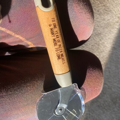 Custom Pizza Cutter Engraved Pizza Slicer Tomato Pie Lover Gift Kitchen ...