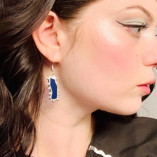 Hand Made Stained Glass Earrings LEAD FREE - Etsy