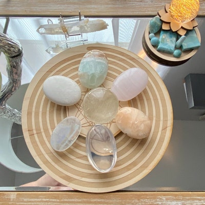 Spiral Crystal Grid Altar Decoration - Etsy