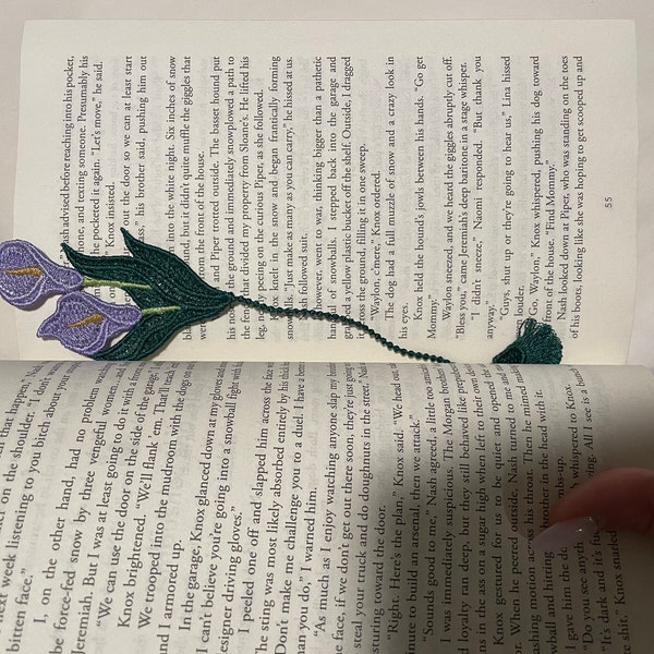 Free Standing Lace Bookmarks, Flower Bookmark, Embroidered Bookmarks ...