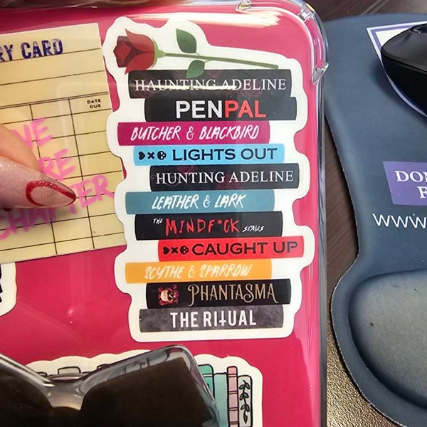 Dark Romance Book Stack Sticker, Bookish Sticker, Smut, Spicy, Kindle ...