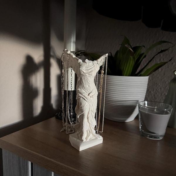 Victory Statue Jewelry Display Stand Storage / 3D Printed - Etsy