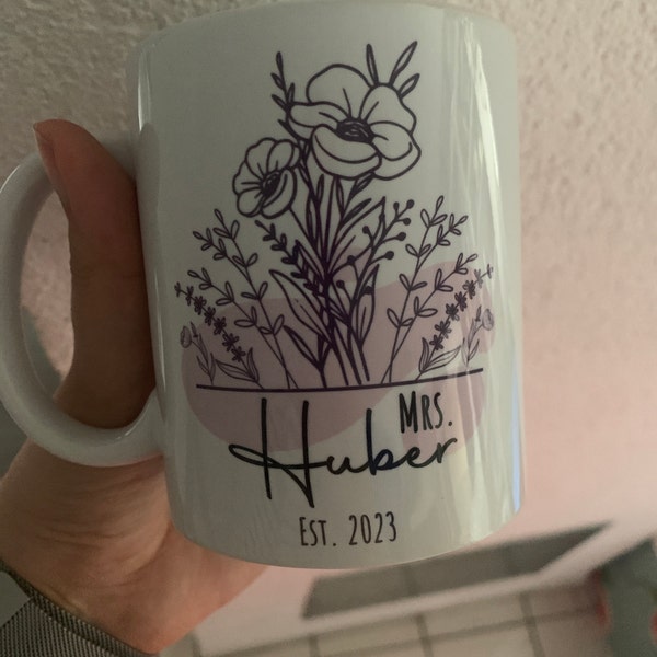 Mrs. Mug, Custom Mrs. Mug, Mrs. Mug, Personalised Mrs. Mug, Engagement ...