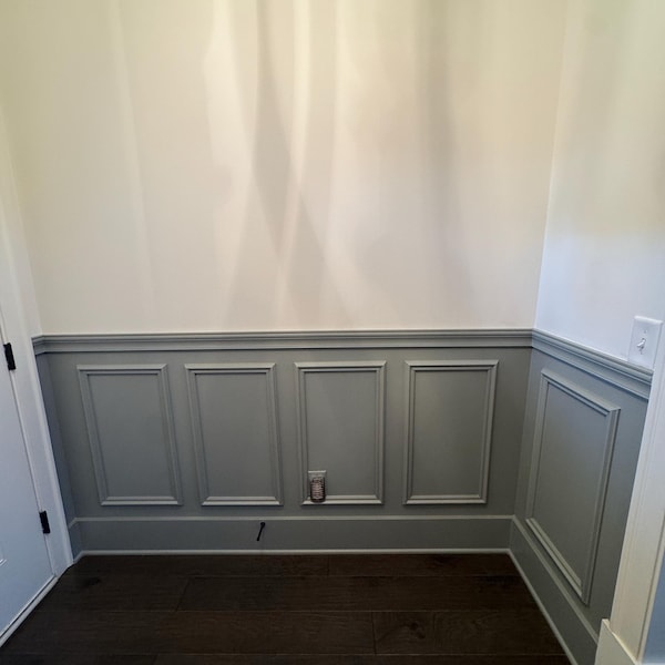 Wall Molding Kit, Board, and Batten, Pre-cut 4cm Frame Mouldings 8cm ...