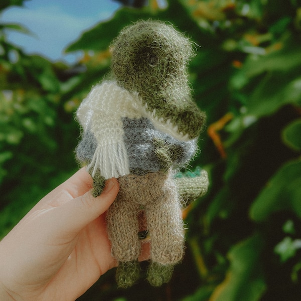CROC DOLL - English Knitting Pattern - Etsy