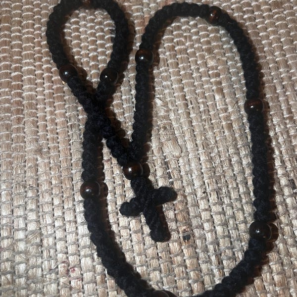 Traditional Handmade Prayer Rope/rosary (300-500 Knots), Made of ...