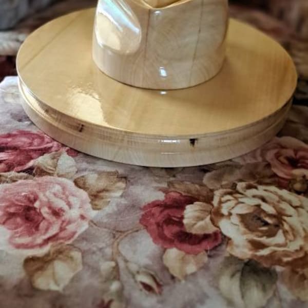 Wooden Hat Block Set 20 - Hat Block Set With Wide Brim Block - Wide ...