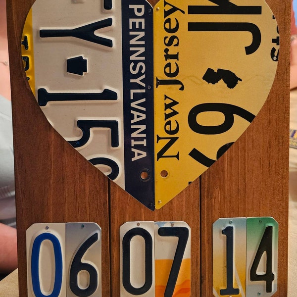 Custom License Plate Sign Personalized Gift for Any Occasion/ Unique ...