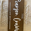 Personalised Live Edge Name Engraved Board / Resin Board Name / Epoxy ...