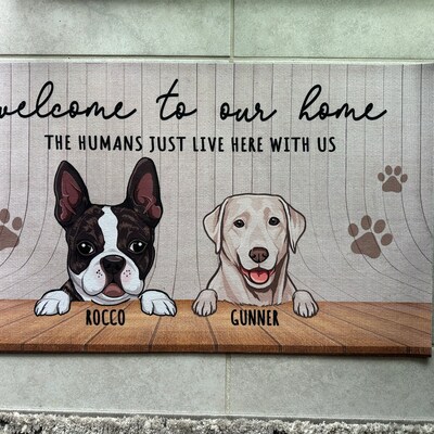 Custom Cat Doormat, Cat Welcome Doormat, Home Sweet Home, Cat Rug ...