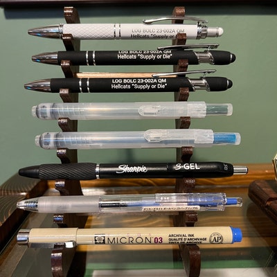 Multi Pen Desktop Holder/display - Etsy