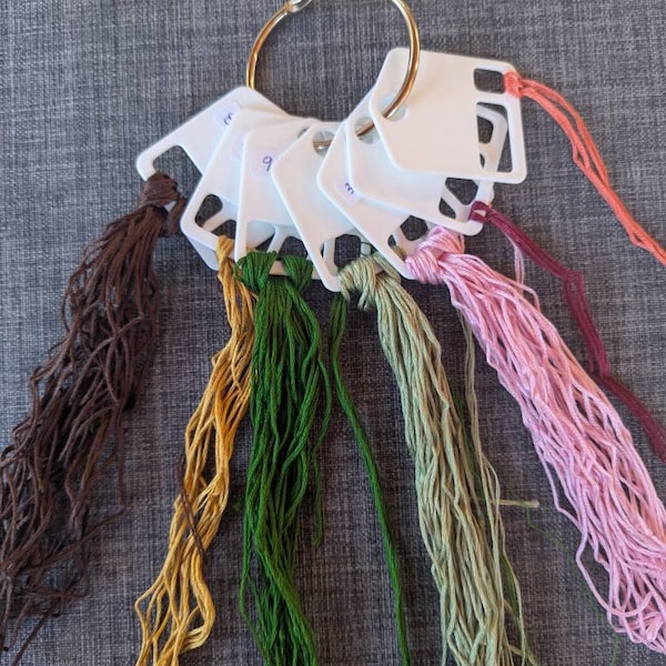 Floss Thread Drops With Label Tag Slot for Pegboard Storage | Floss ...