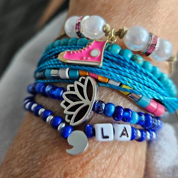 Water Tracker Bracelets | Set of 4, 5 or 6 | Drink More Water ...