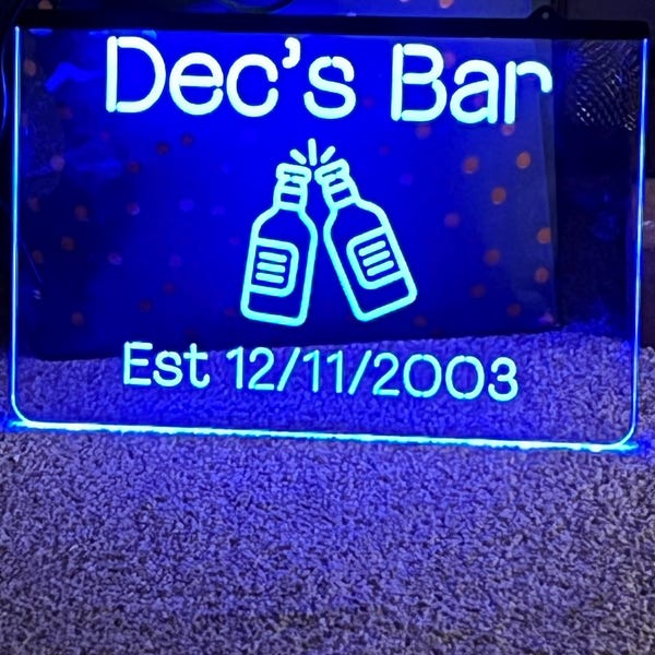 Craft Beer LED Neon Light up Sign | for Home Bar Pub & DIY Lager IPA ...