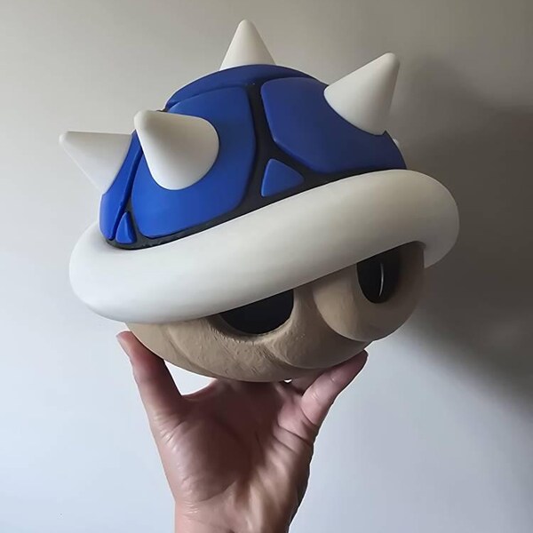 Blue Spiny Shell - Mario Kart Inspired Collectible - Etsy