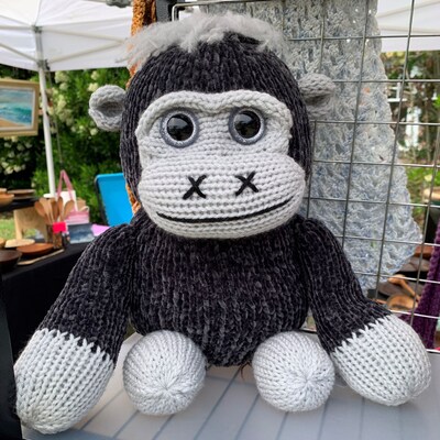Baby Gorilla Circular Knitting Machine Pdf Pattern Sentro Addi Express ...