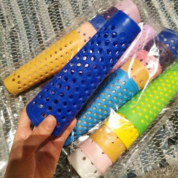 10 Assorted Plastic Yarn Cones for Wool Winding and Craft Use Colours ...