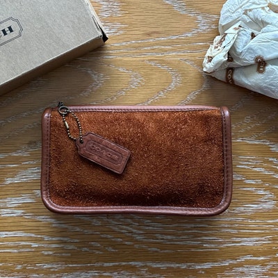 COACH 'saddlery' Bag Style 9535 Brass Black NYC Very Good Vintage ...