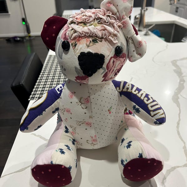 Baby Keepsake Memory Bear Custom From Your Clothing - Etsy