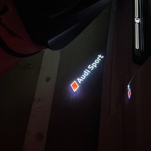 2X Led Puddle Light Side Mirror Logo Projector Lights for Mercedes AMG ...