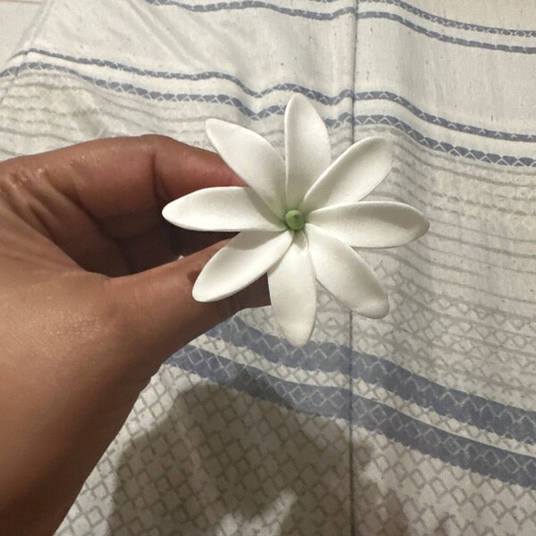 Tiare Foam Flower, Ear Flower, Hair Pick / Adult Size 2.5" Kid's Size 1 ...
