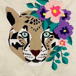 Lion Quilt Foundation Paper Piecing Pattern - Etsy
